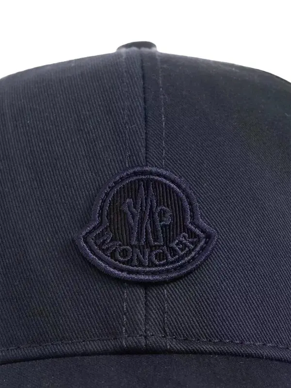Moncler Logo-patch Cap - Blue
