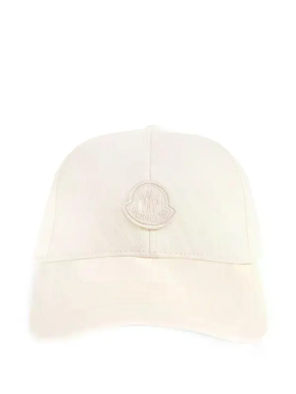 Moncler Logo Patch Cap - Neutrals