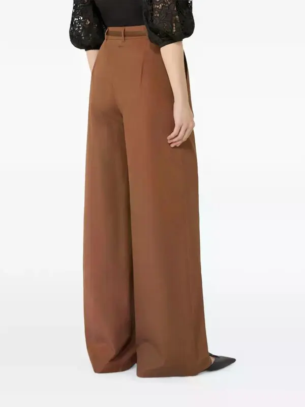 Max Mara Belted Wide Leg Trousers