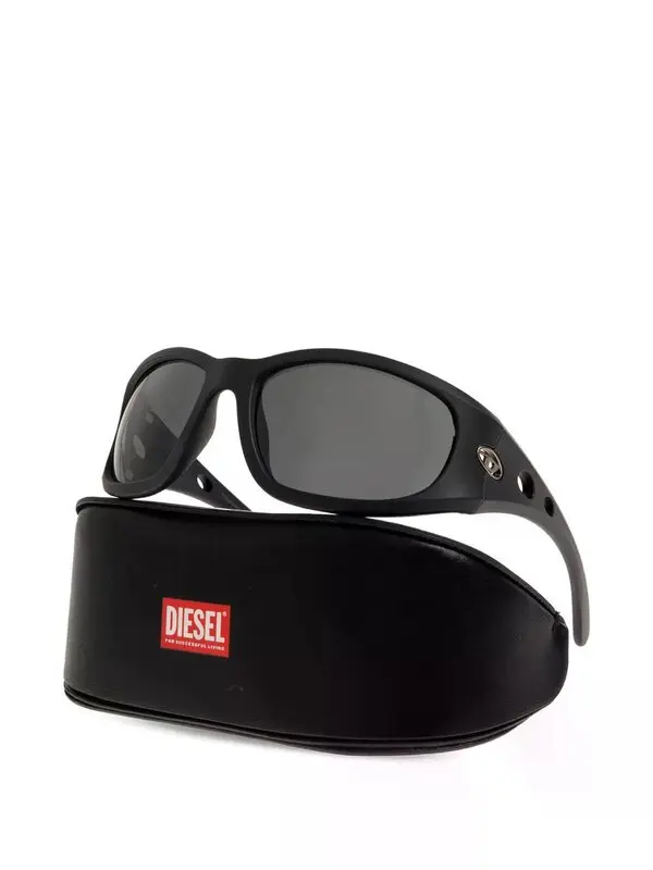 DIESEL® Oval Frame Sunglasses