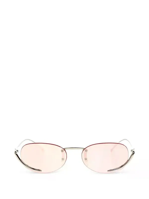 DIESEL® Oval-frame Sunglasses - Silver