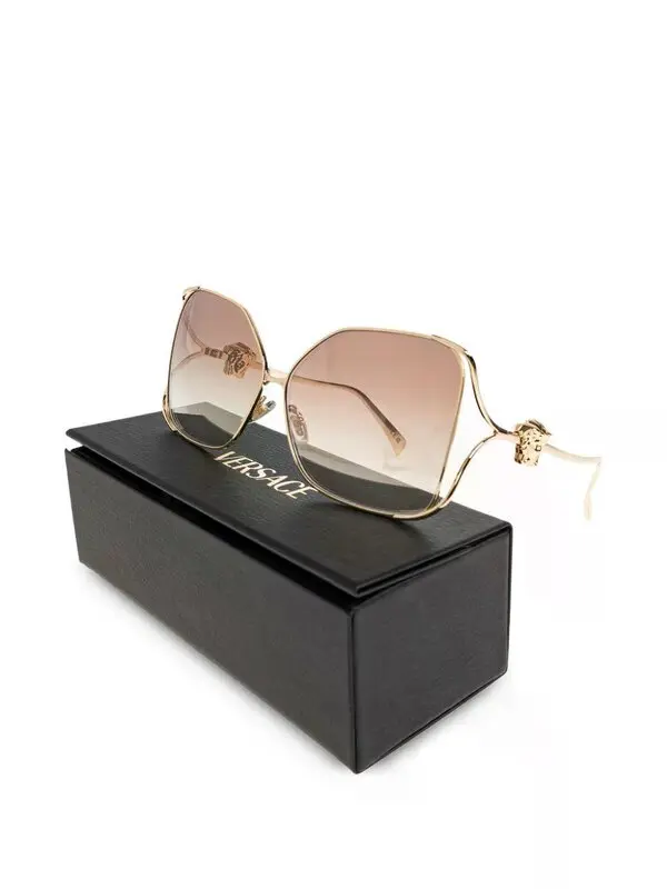 Versace Geometric Sunglasses