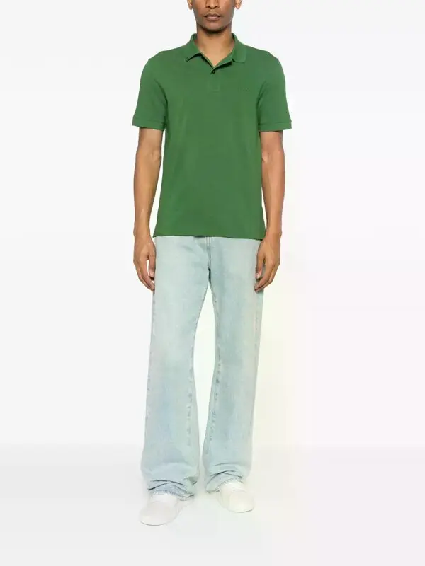 BOSS Pallas Button Embroidered Polo Shirt