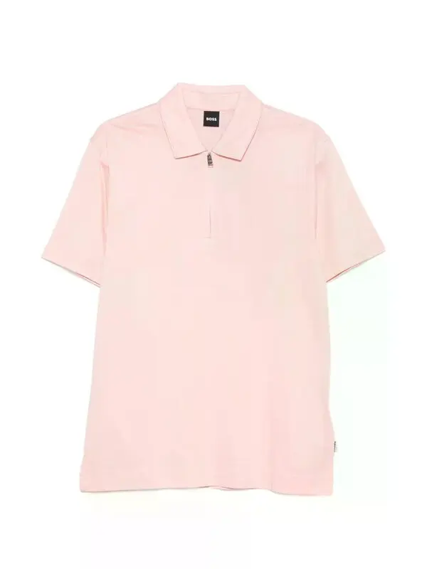 BOSS Zip-up Polo Shirt