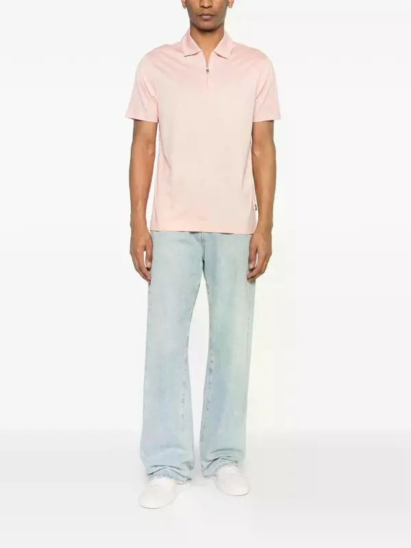 BOSS Zip-up Polo Shirt