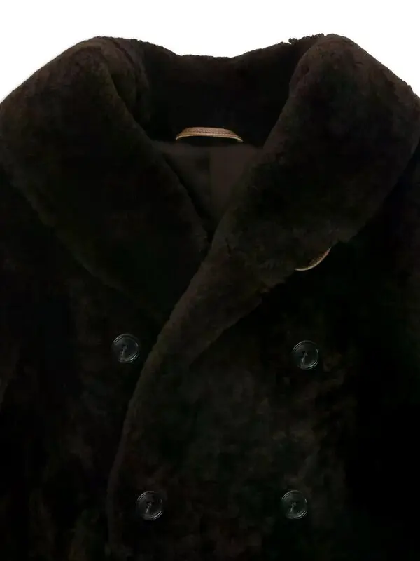 FORTELA Perce Double-breasted Shearling Coat