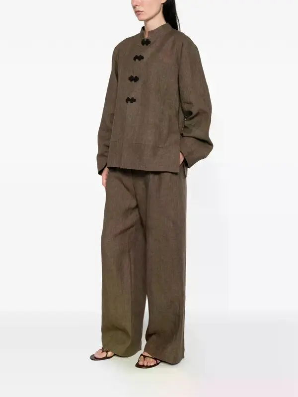 RÓHE Drawstring Pleat Trousers