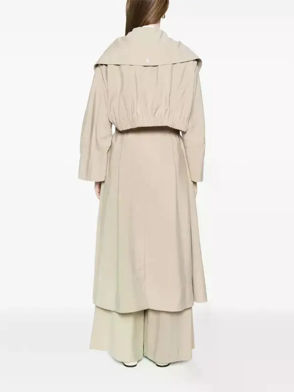 CURIEL Belted Double-breasted Coat