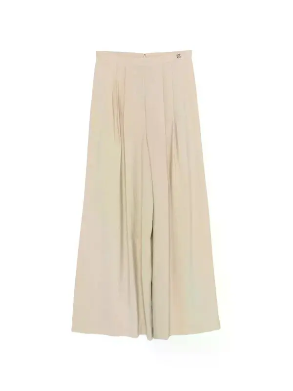 CURIEL Pleated Palazzo Pants