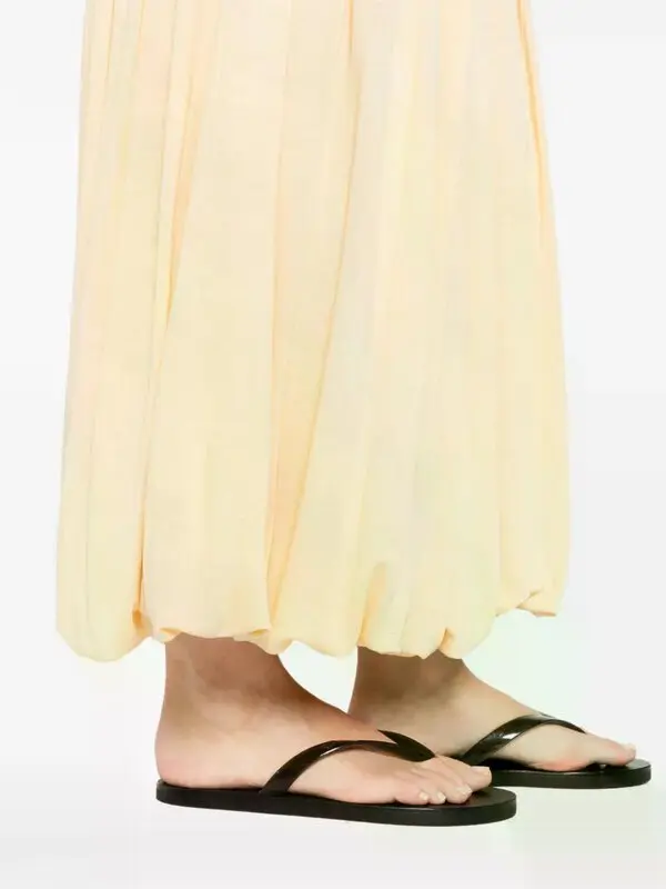 TOTEME Gathered Midi Skirt - Neutrals