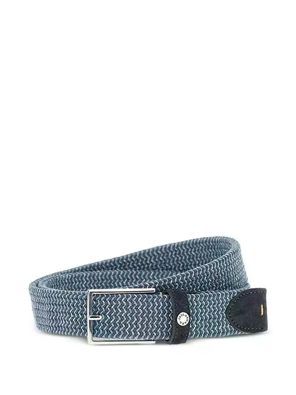 Paul & Shark Elastic Braided Belt - Blue