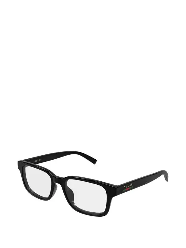 Gucci Rectangle Frame Eyeglasses - Black