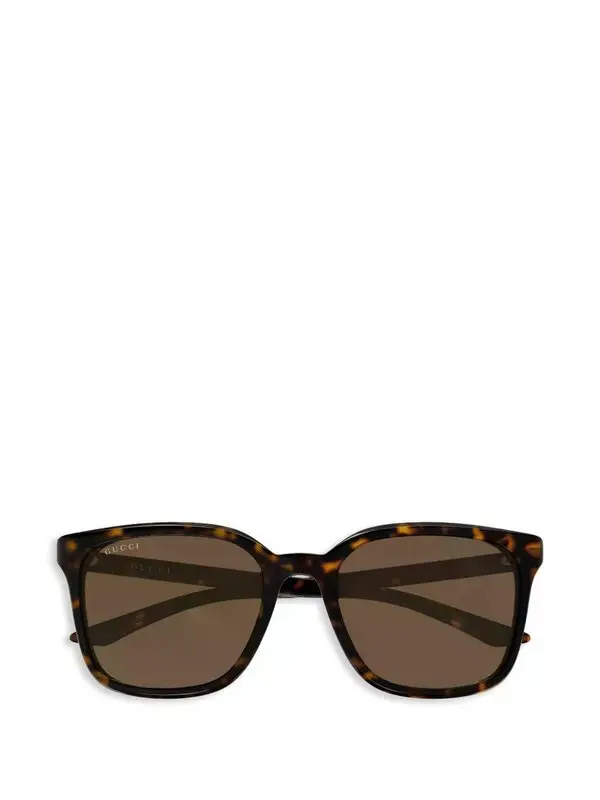 Gucci Square-frame Sunglasses - Brown