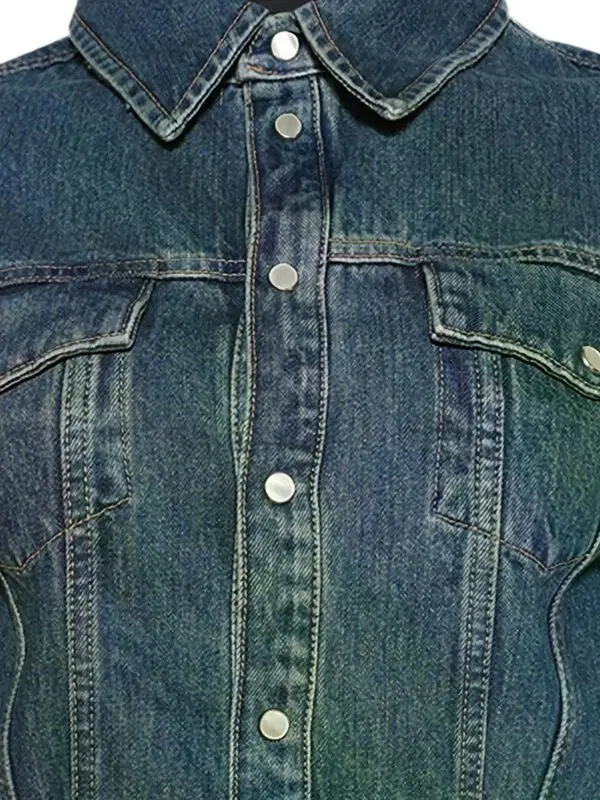 Wardrobe.NYC Buttoned Cropped Jacket
