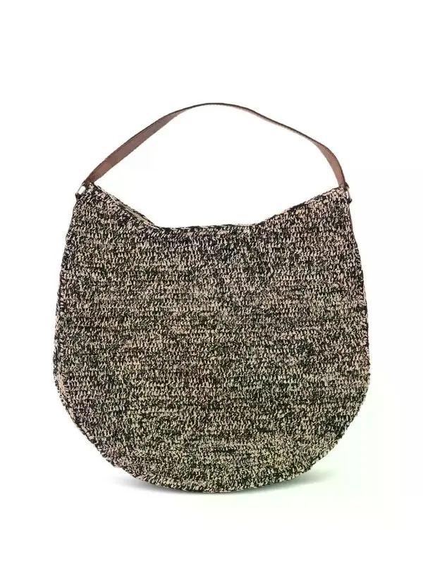 IBELIV Meva Raffia Shoulder Bag - Neutrals