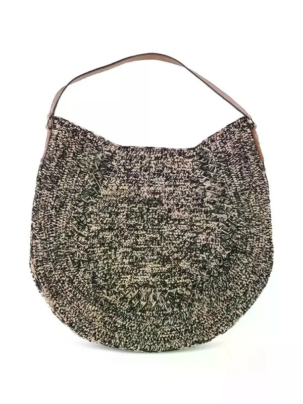 IBELIV Meva Raffia Shoulder Bag - Neutrals