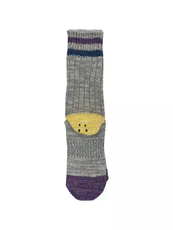 Kapital Appliqué Socks - Grey