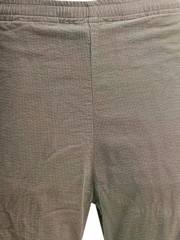 Kapital Stripe Appliqué Corduroy Trousers - Grey
