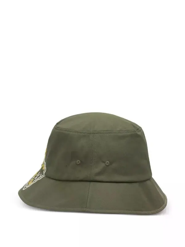 Kapital Floral Embroidered Bucket Hat - Green