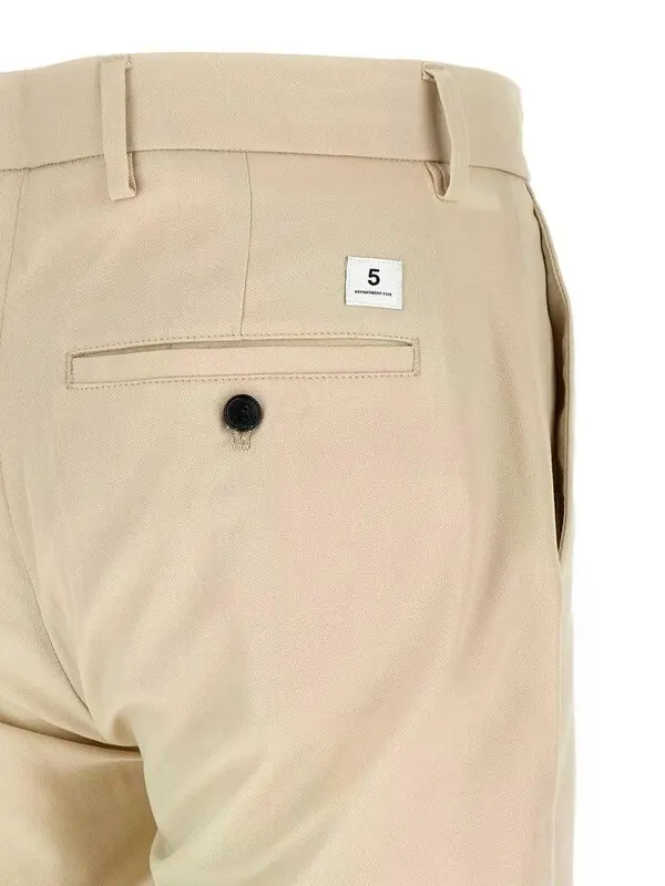 DEPARTMENT 5 Pleated Logo-patch Trousers
