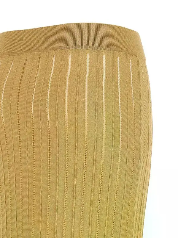 Balmain Midi Fringed Skirt