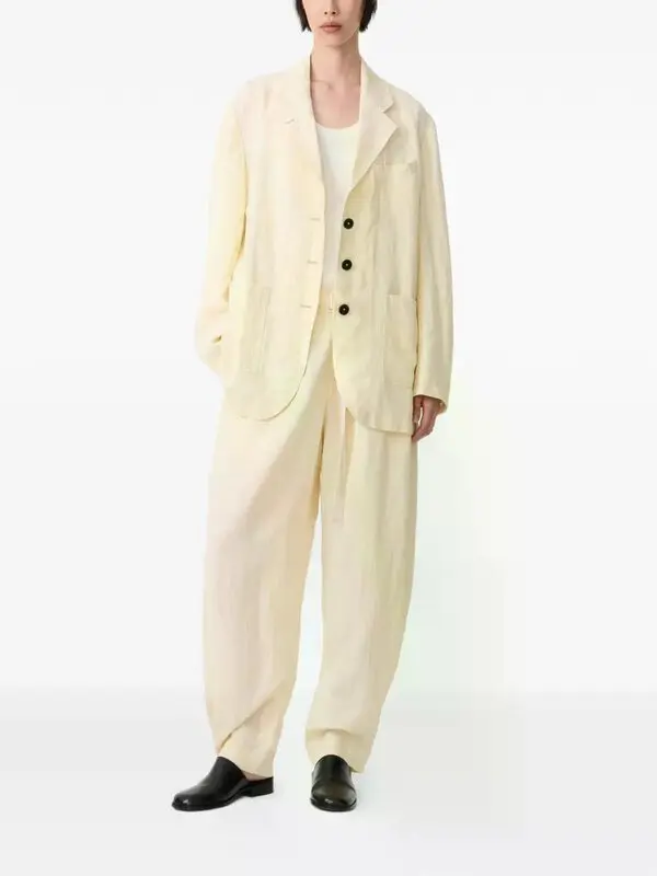 Studio Nicholson Carvo Herringbone Drawcord Trousers