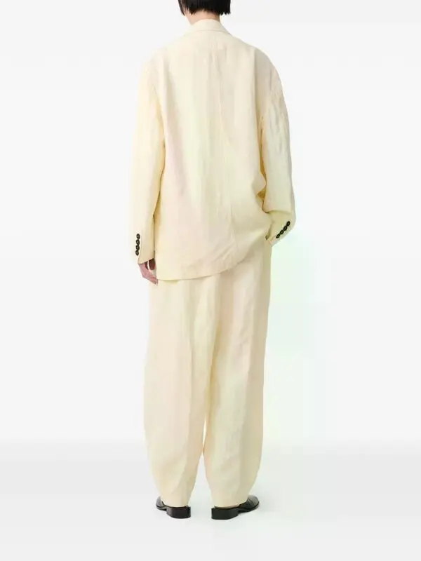 Studio Nicholson Carvo Herringbone Drawcord Trousers