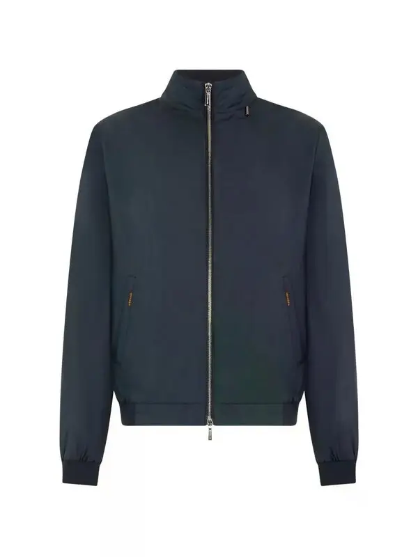 MOORER Zipped High-neck Jacket