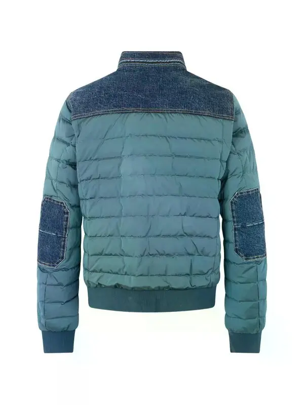MOORER Striped Padded Jacket