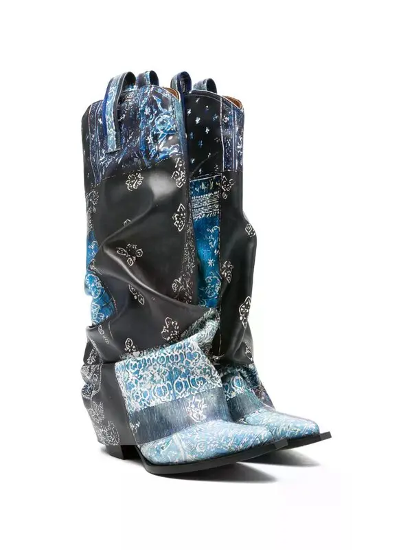 R13 Printed Boots