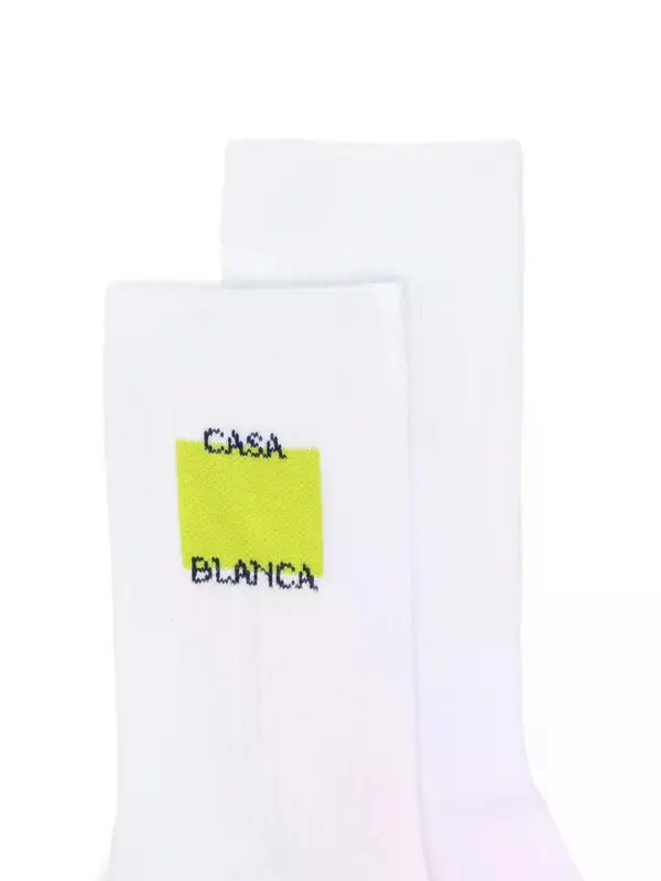 Casablanca Logo-detail Socks
