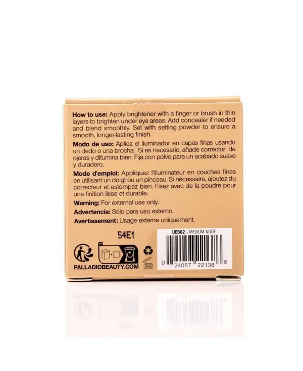 PALLADIO Under Eye Brightener - Medium Nude