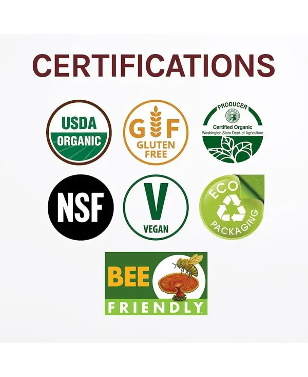 Host Defense Lion's Mane Extract Brain Health Support Supplement Mushroom Supplement To Support Focus & Memory Function