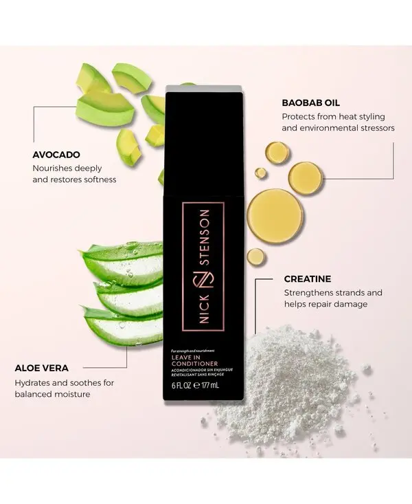 NICK STENSON BEAUTY Leave In Conditioner 6 Oz