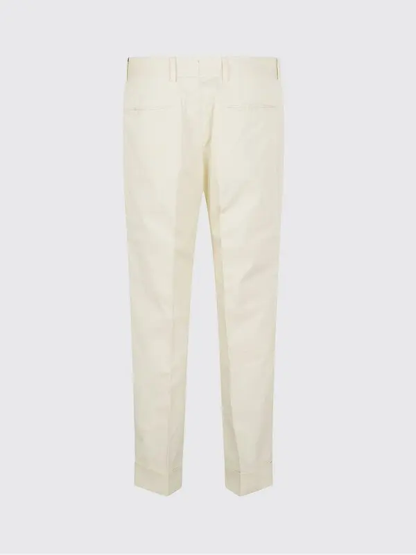 Incotex Wool Blend Tailored Trousers - White