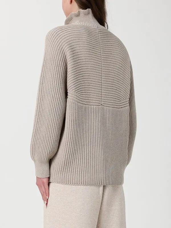 Max Mara Ribbed Knit Sweater - Grey