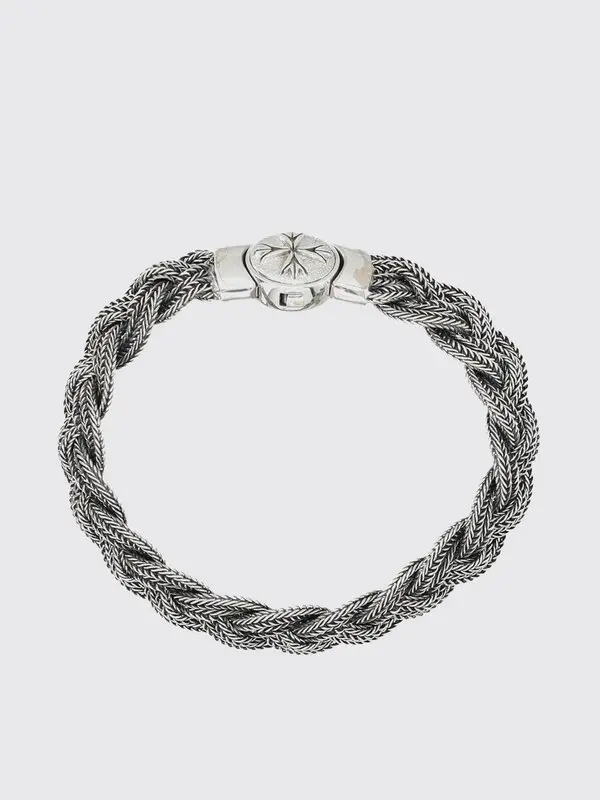 Emanuele Bicocchi Braided Bracelet - Silver