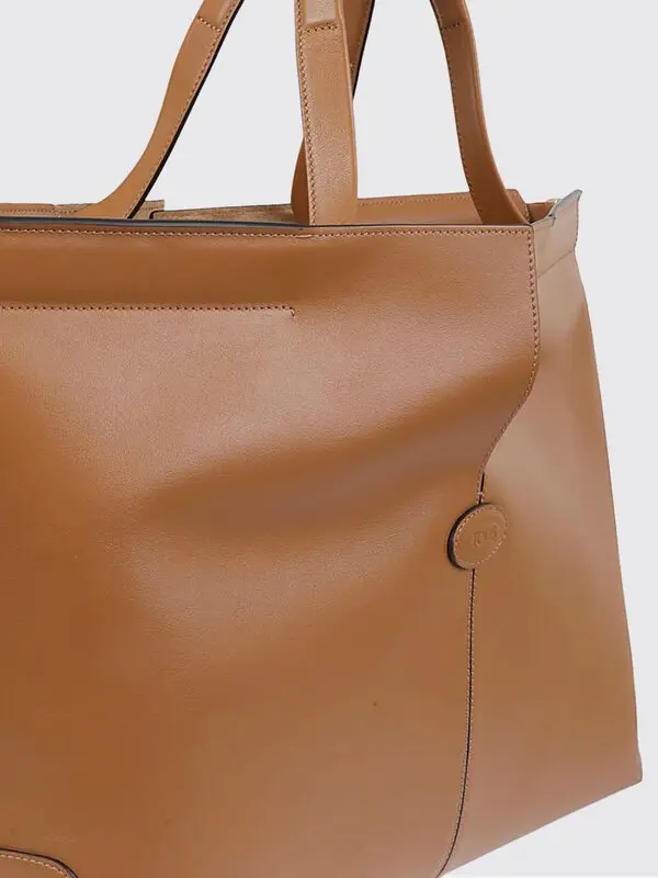 TOD'S Di Bag Folio Leather Bag - Brown