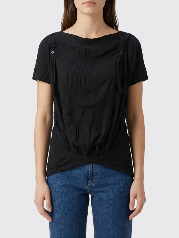 Yohji Yamamoto Embroidered Cotton T-shirt