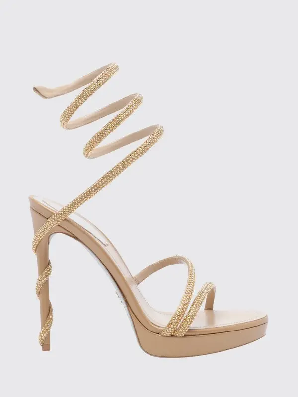 Rene Caovilla Embellished Stiletto Heeled Sandals