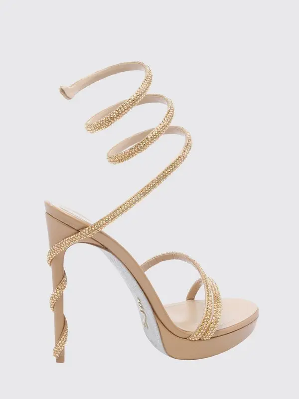Rene Caovilla Embellished Stiletto Heeled Sandals