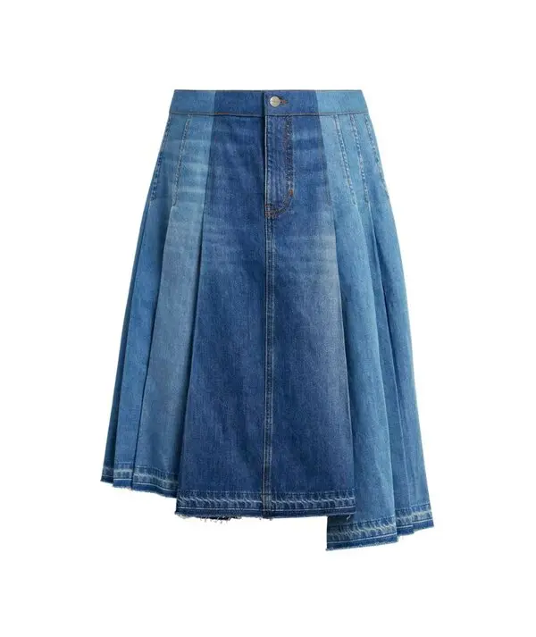 COACH Maxi Denim Skirt