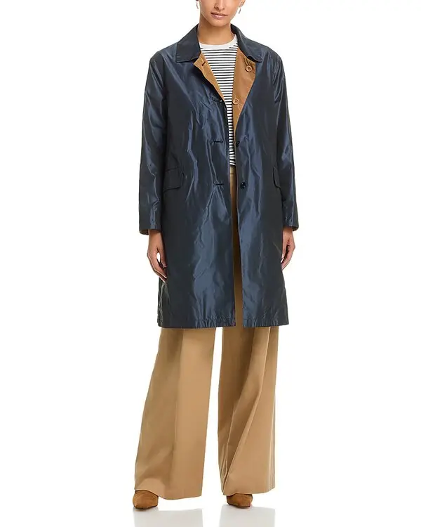 Herno Reversible Topper Coat - Sky Blue