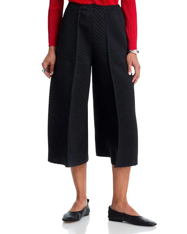 Issey Miyake Pleats Please Plaster Pleats Crop Pants
