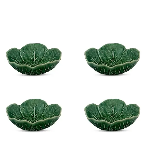 BORDALLO PINHEIRO Small Cabbage Bowl, Set Of 4