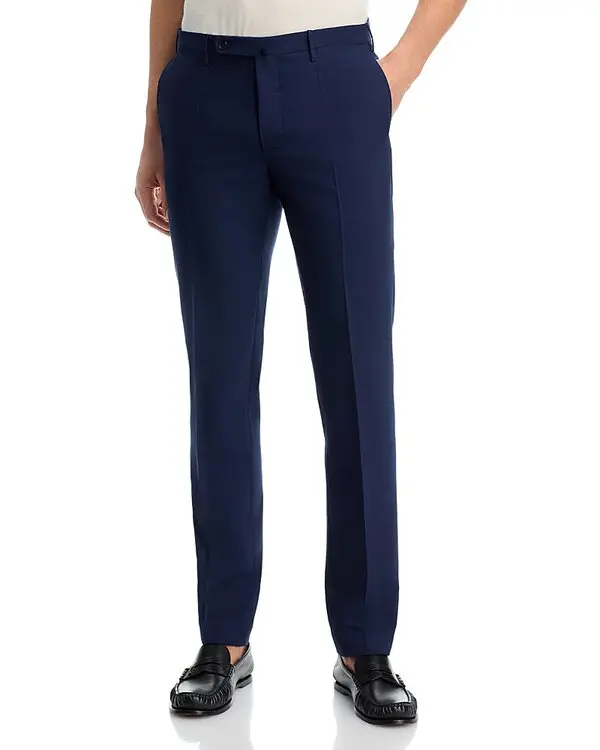 SLOWEAR Regular Fit Wool Trousers