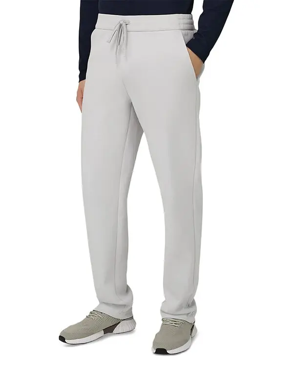 Boggi Milano Lightweight Cotton Blend Scuba Pants - Ice
