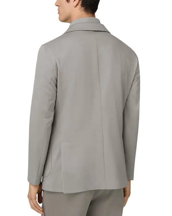 Boggi Milano Wool Sweatshirt Jacket - Grey
