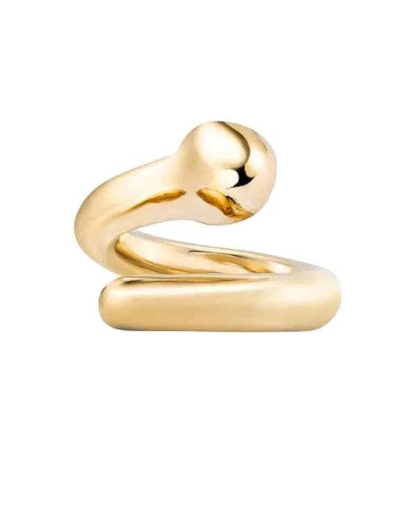 UNODE50 Nail Swivel Ring - Gold