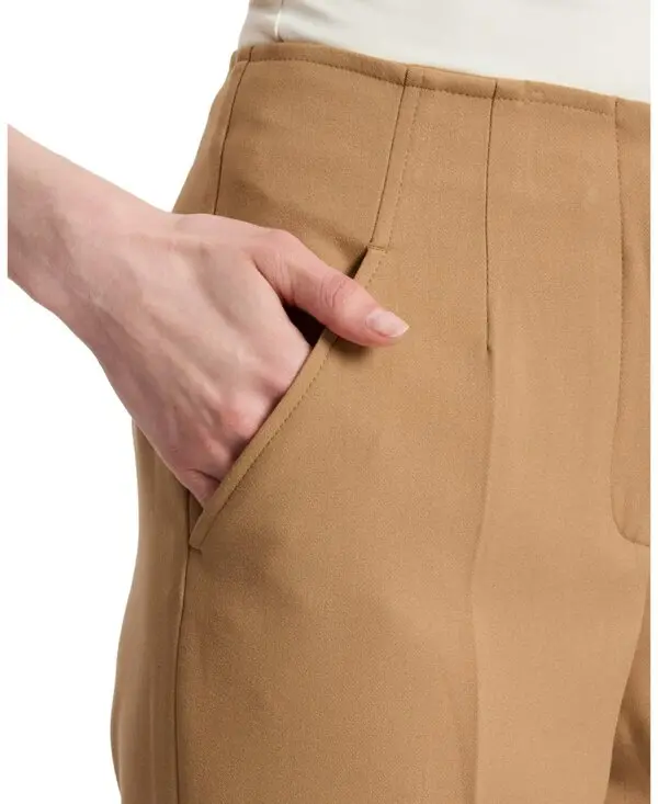 Santorelli Della Crepe Straight Leg Pants